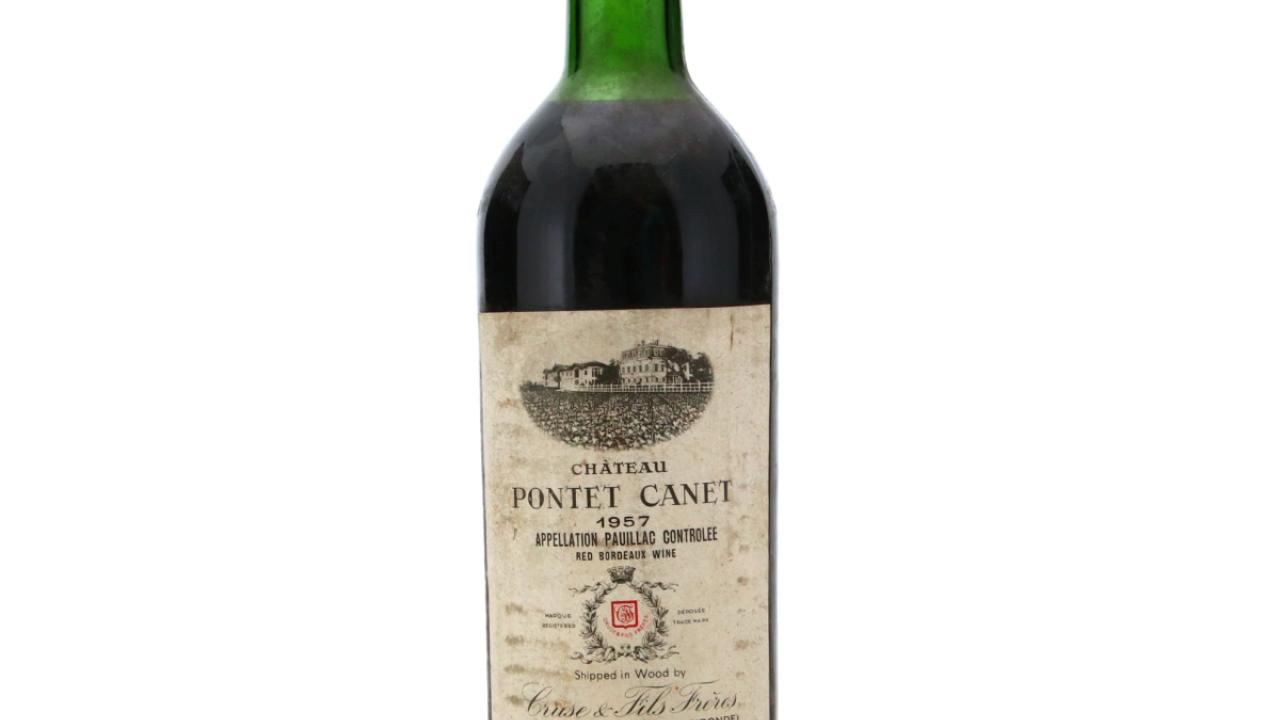 Château Pontet-Canet 1957 Wine | Wine Auctioneer